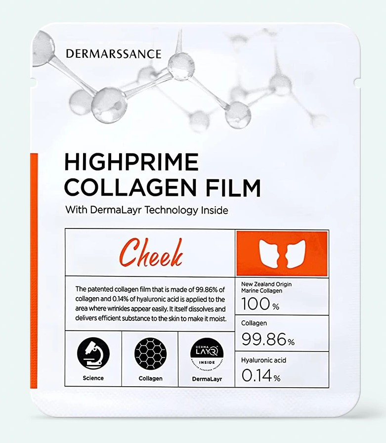 DERMARSSANCE HIGHPRIME COLLAGEN FILM Cheek 1 pack (5 pcs)